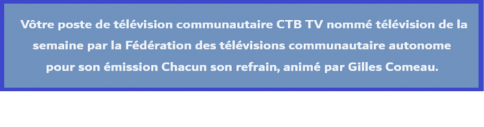 CTB TV dans Lanaudière - CTB TV